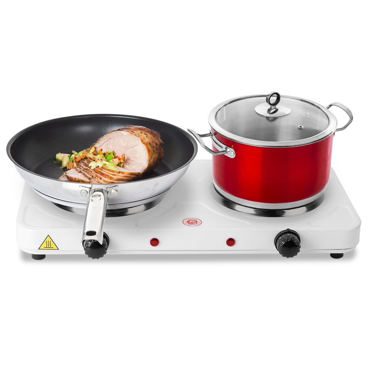 iNova™ 2,000-Watt Portable Dual Burner Stove - DailySteals
