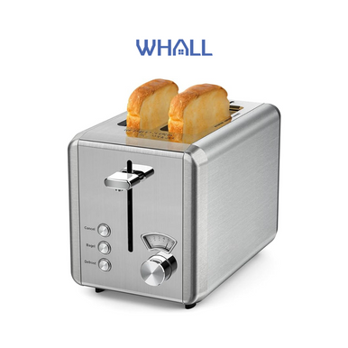 Whall 1.5" Wide Slot Toaster with 6 Shade Settings - DailySteals