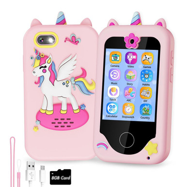 Kids Smart Phone for Girls, Unicorn Gifts for Girls, Play Toys, Phone ...