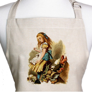 Alice In Wonderland Apron. Alice 09 Printed Apron