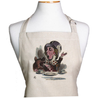 Alice In Wonderland Apron. Alice FS003 Coloured Printed Apron