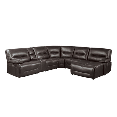 The Dyersburg Collection 6-Piece Power Reclining Sectional with Right ...