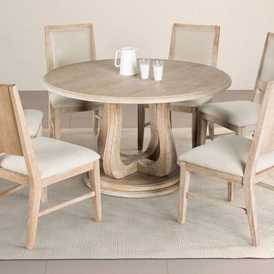 The Orbetello 54" Round Dining Table (FM3601NT-RT) available at Yamada ...