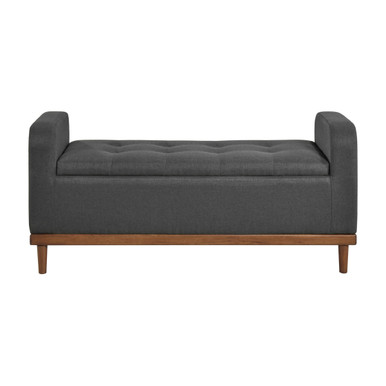 The Brigitte Collection Lift Top Storage Bench (4590DG) available at ...