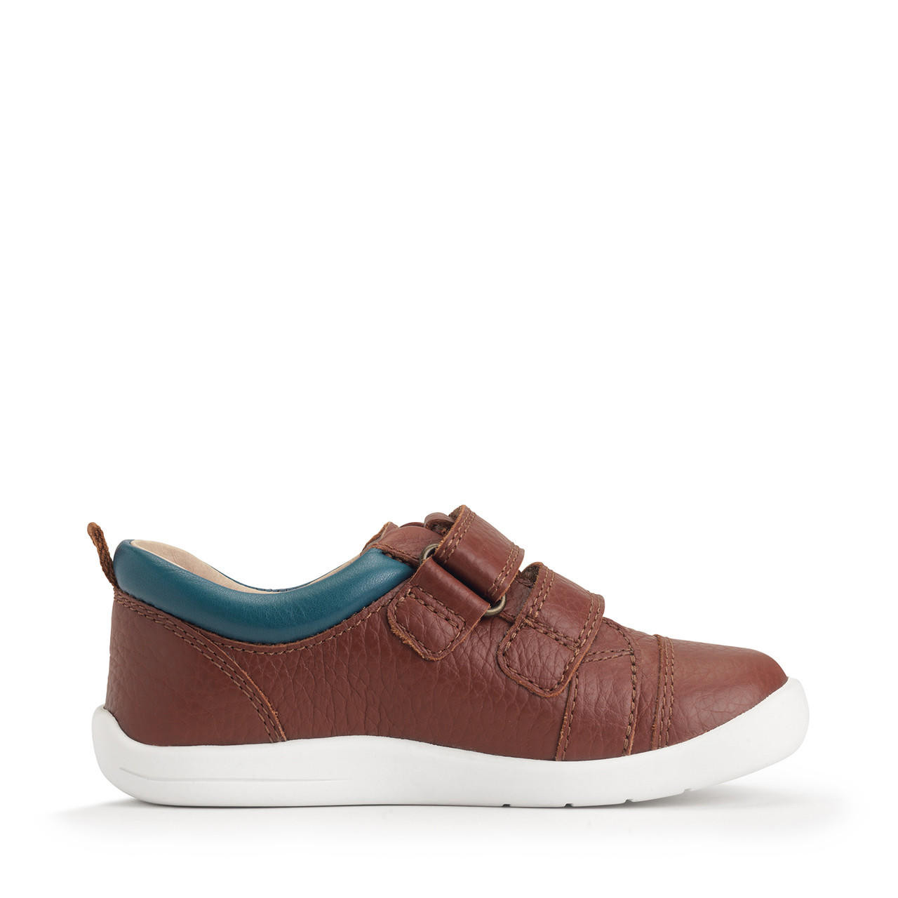 Playhouse, Tan leather rip-tape first walking shoes
