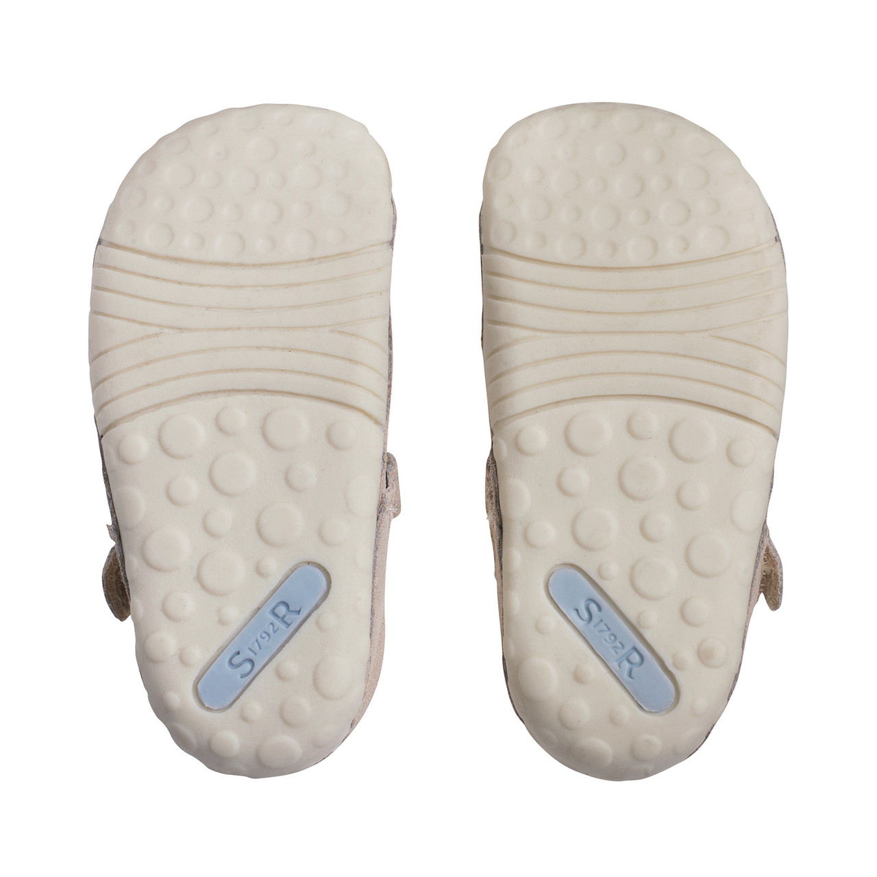 Wiggle, pale gold glitter nubuck girls t-bar pre-walker shoes