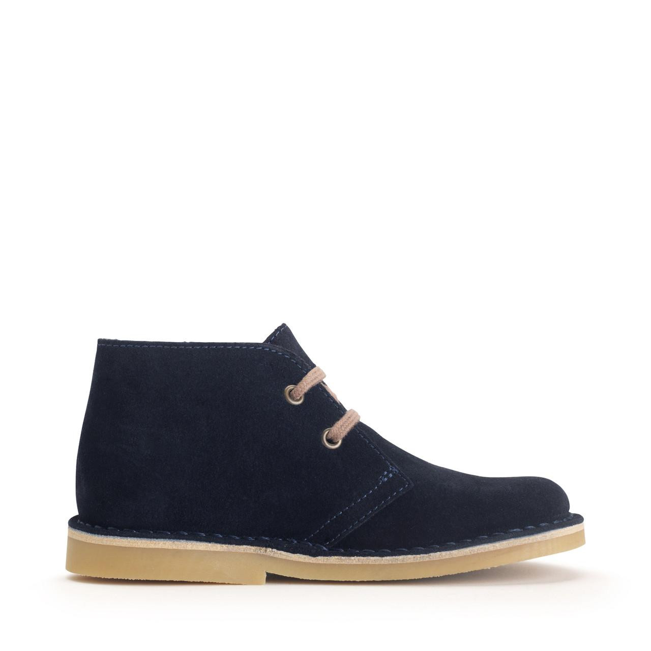 Colorado, Navy blue suede lace-up kids desert boots