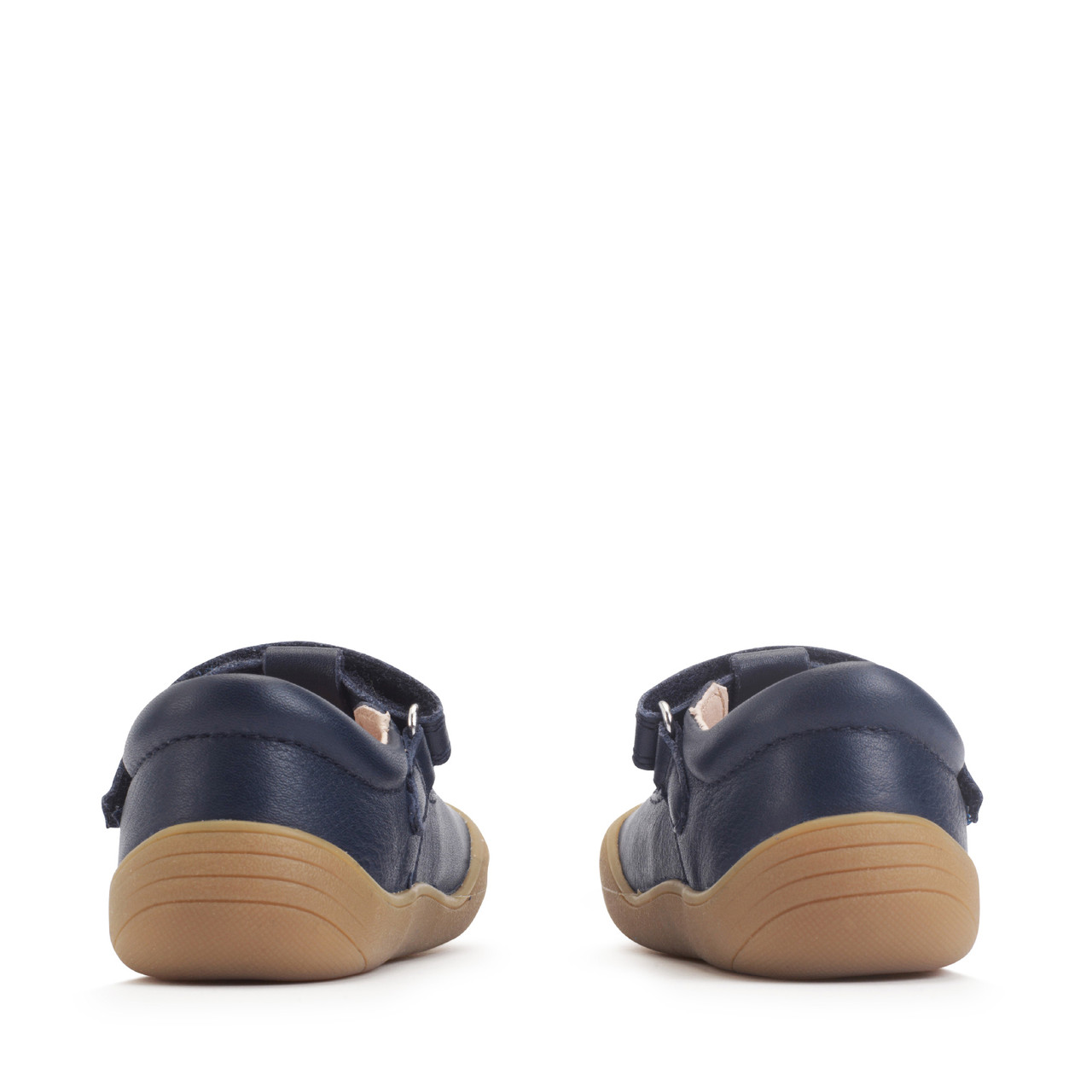 Floret, Navy leather girls daisy riptape first walking shoes - Start-Rite