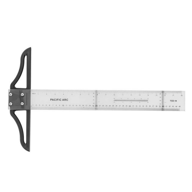 Measurements 18" T-Square with Acrylic Blade | Alfaplanhold