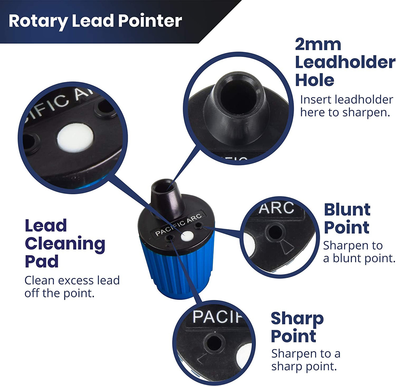 Lead Pointer Rotary Action with Tub | Alfaplanhold