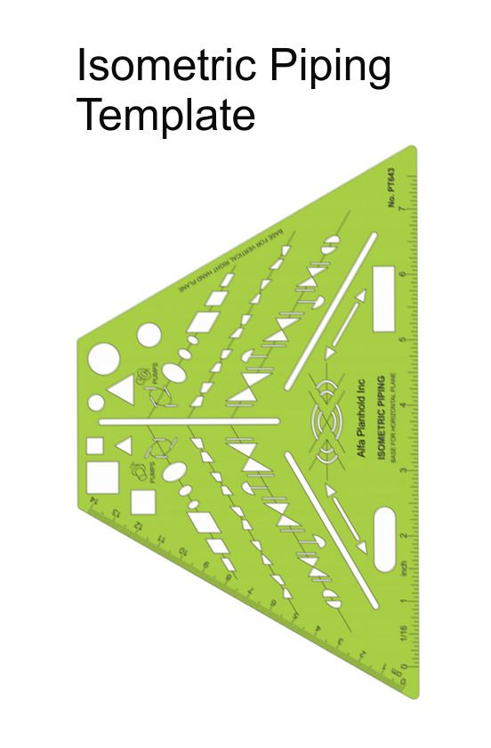 Isometric Piping Template of Size 5.19x8.5 | Alfaplanhold
