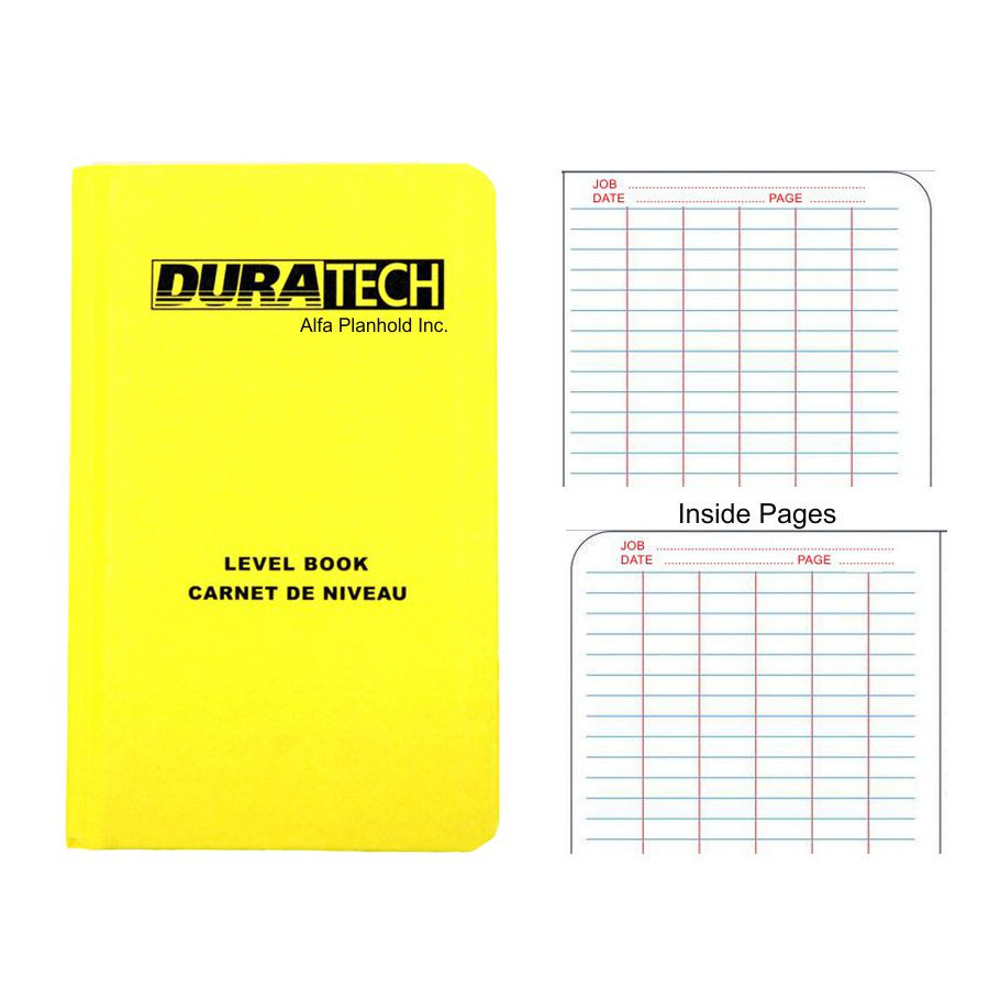 Duratech Survey Level Book Bilingual | Alfaplanhold