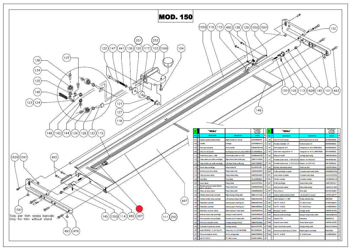 Neolt Sheet Holder for TRIM 150 Series | Alfaplanhold Canada