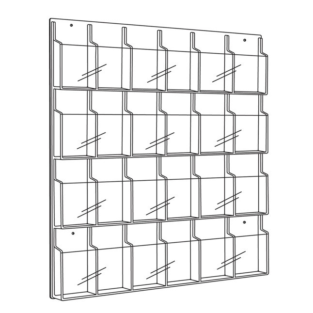 Reveal 24 Pamphlet Display Stand | AlfaPlanhold Inc.