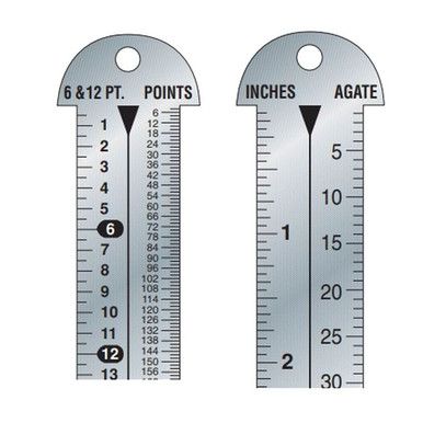 STAINLESS STEEL PICA RULER | AlfaPlanhold Inc.