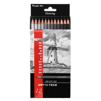 Pacific Arc Graphite Drawing Pencil Tech Set | AlfaPlanhold
