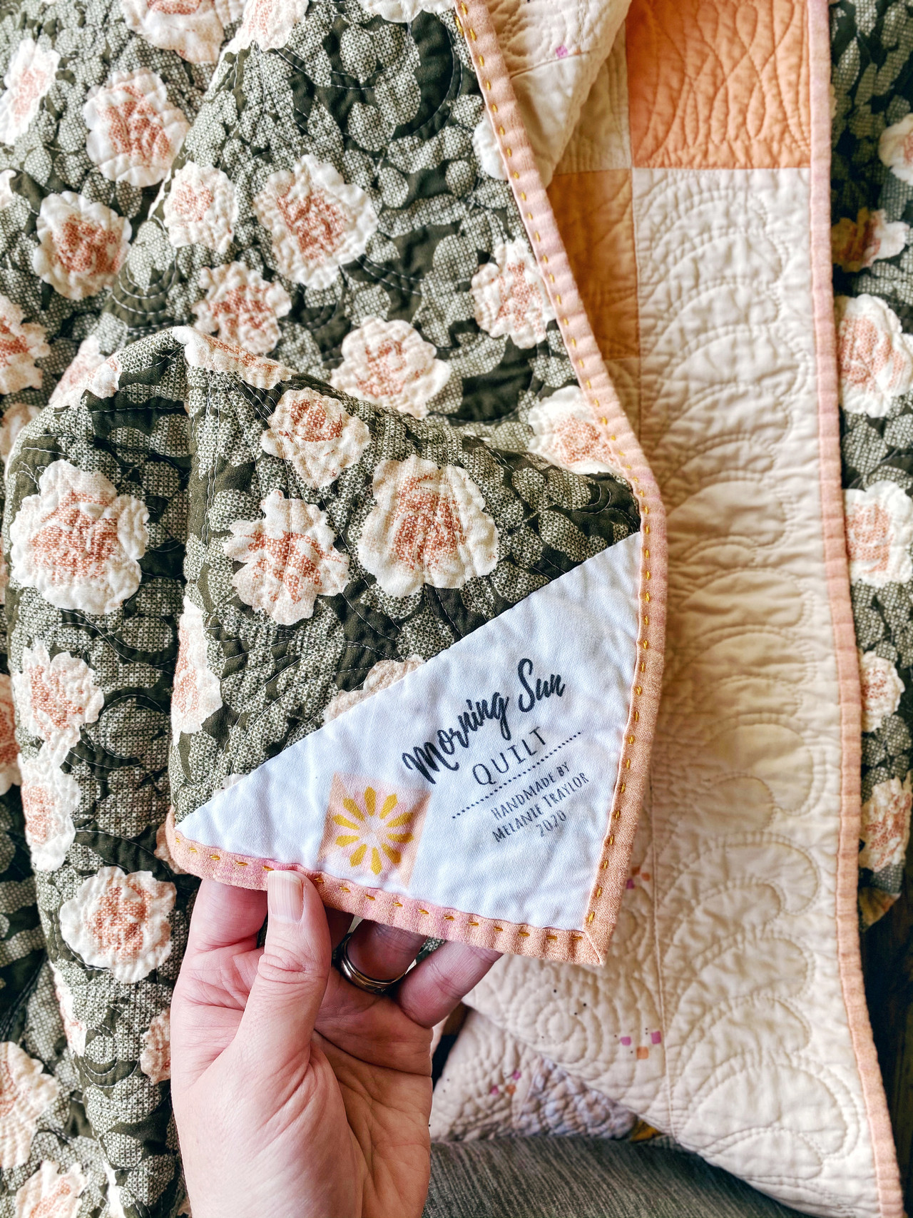 Morning Sun Quilt Pattern - Paper Pattern - Meander + Make