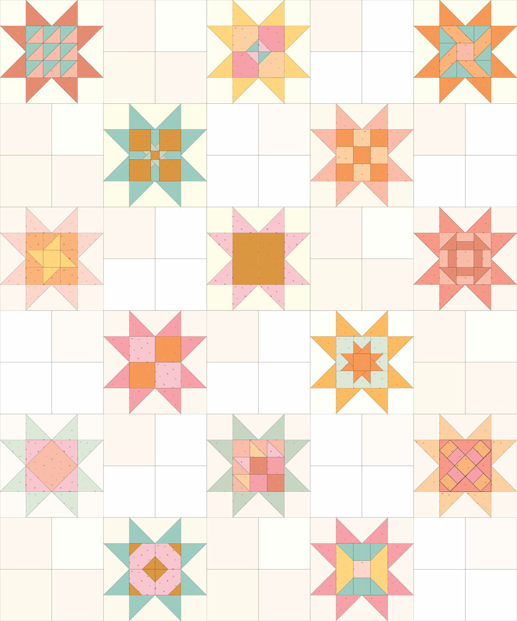 Little Miss Sawtooth Quilt Pattern - PDF - Meander + Make