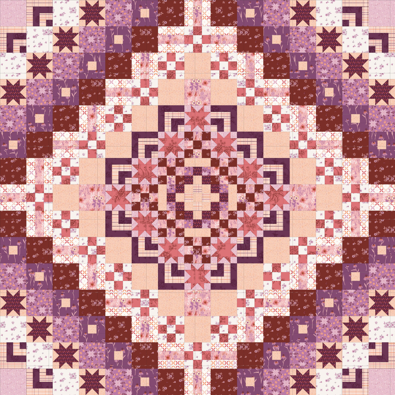 Kits - Inner Beauty Quilt - Meander + Make