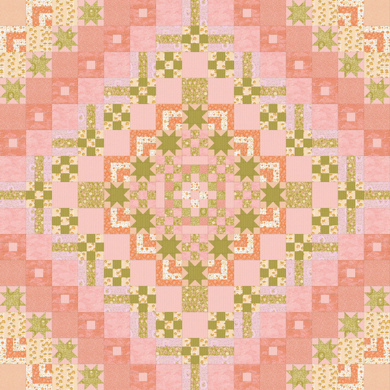 Kits - Inner Beauty Quilt - Meander + Make