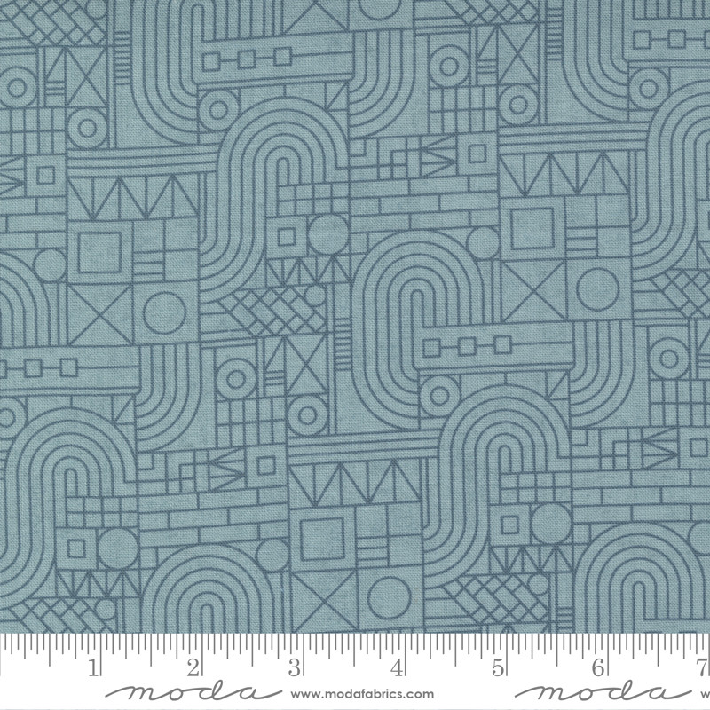 Form Composed- Decorum - Basic Grey - Moda Fabrics (30682-16)