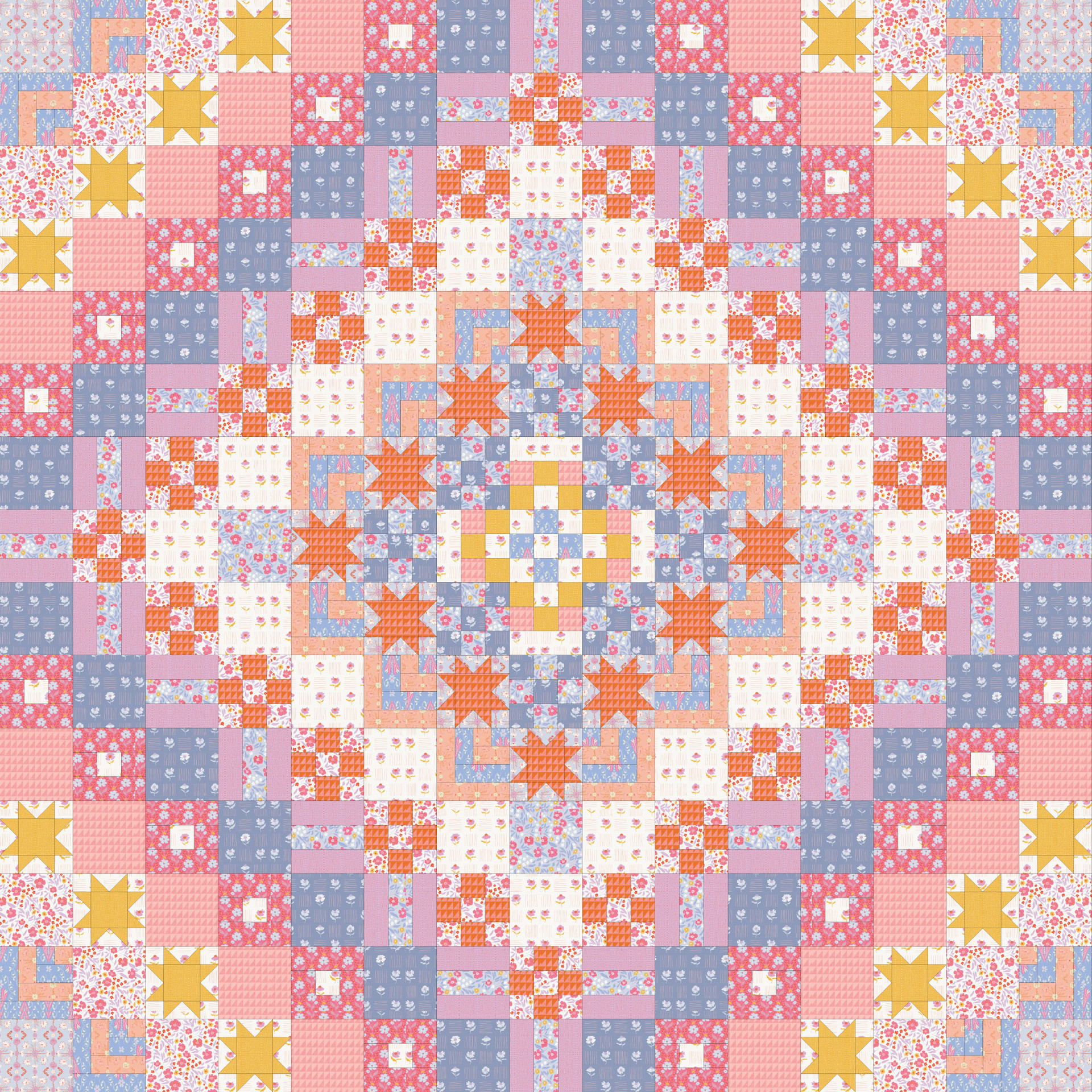 Kits - Inner Beauty Quilt - Meander + Make