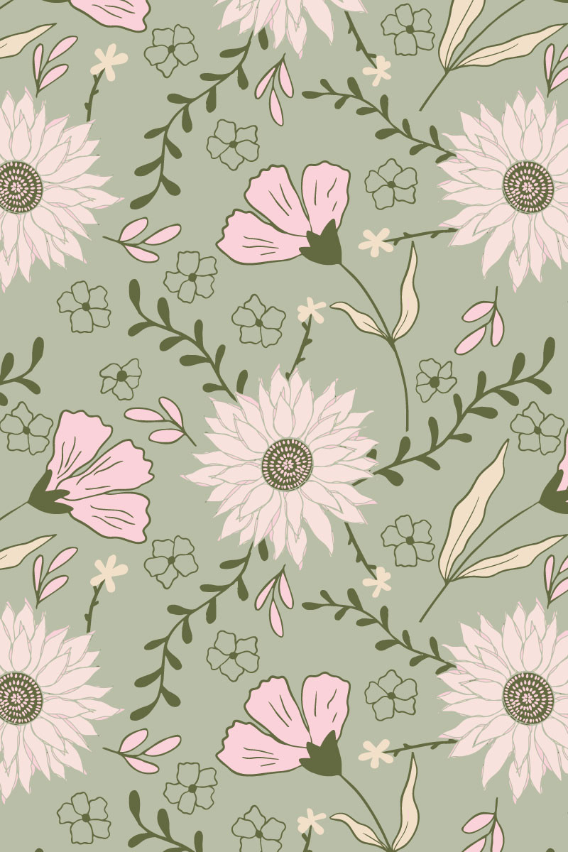 Flowering Fancy Lush- WIDE BACK from Petal Passion - SCQ Wide Backs ...