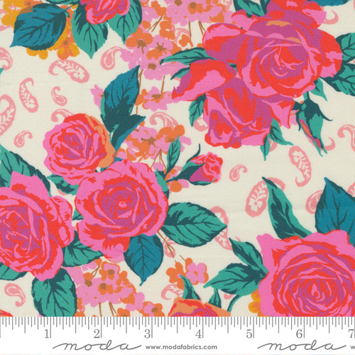 Moda Botanica Crystal Manning Fabric Yardage Royal 11841 14 Sale! Bijou ...