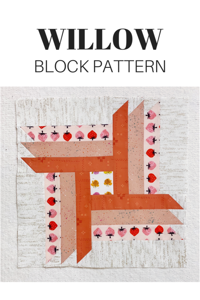 Willow Block Pattern - PDF - Automatic Download - Meander + Make