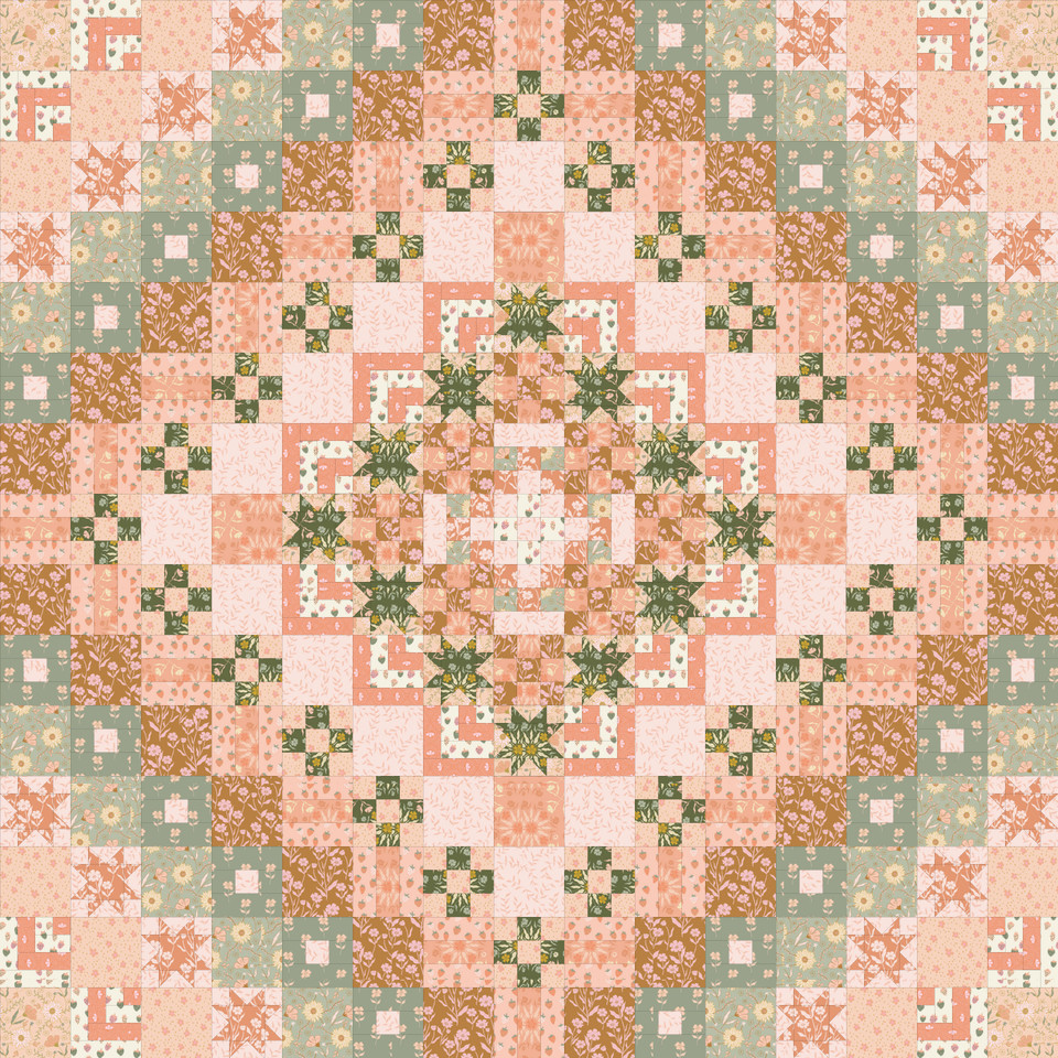 Kits - Inner Beauty Quilt - Meander + Make