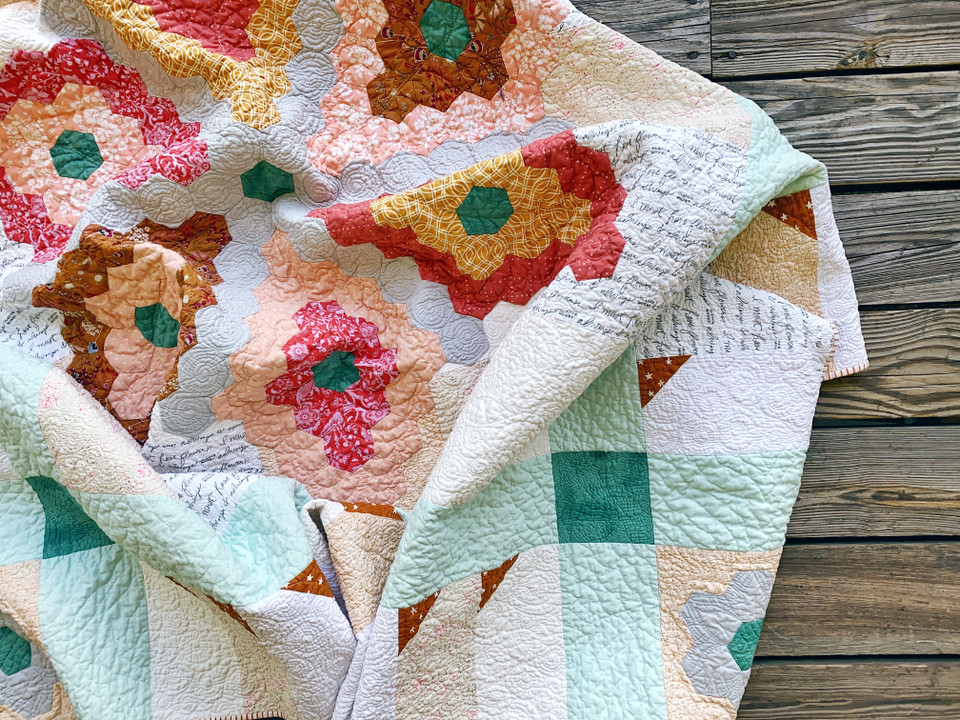 Oh Honey Quilt Pattern - PDF - Meander + Make