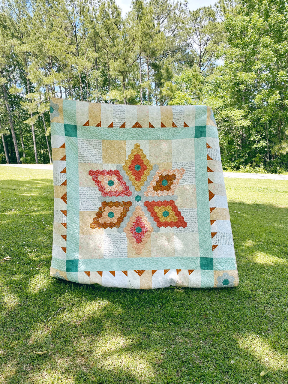 Oh Honey Quilt Pattern - PDF - Meander + Make