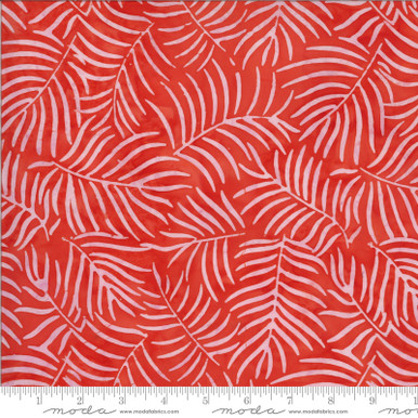 Moda Fabrics - Palms Coral- Malibu Batiks - Meander + Make
