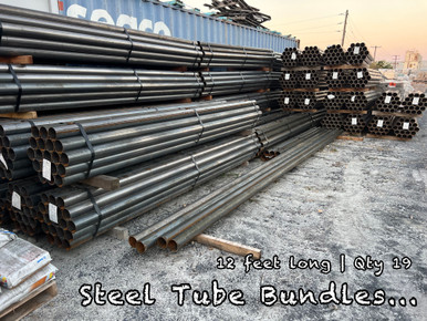 11 Gauge Steel | 4" Diameter | 12 foot | Bundle of 19