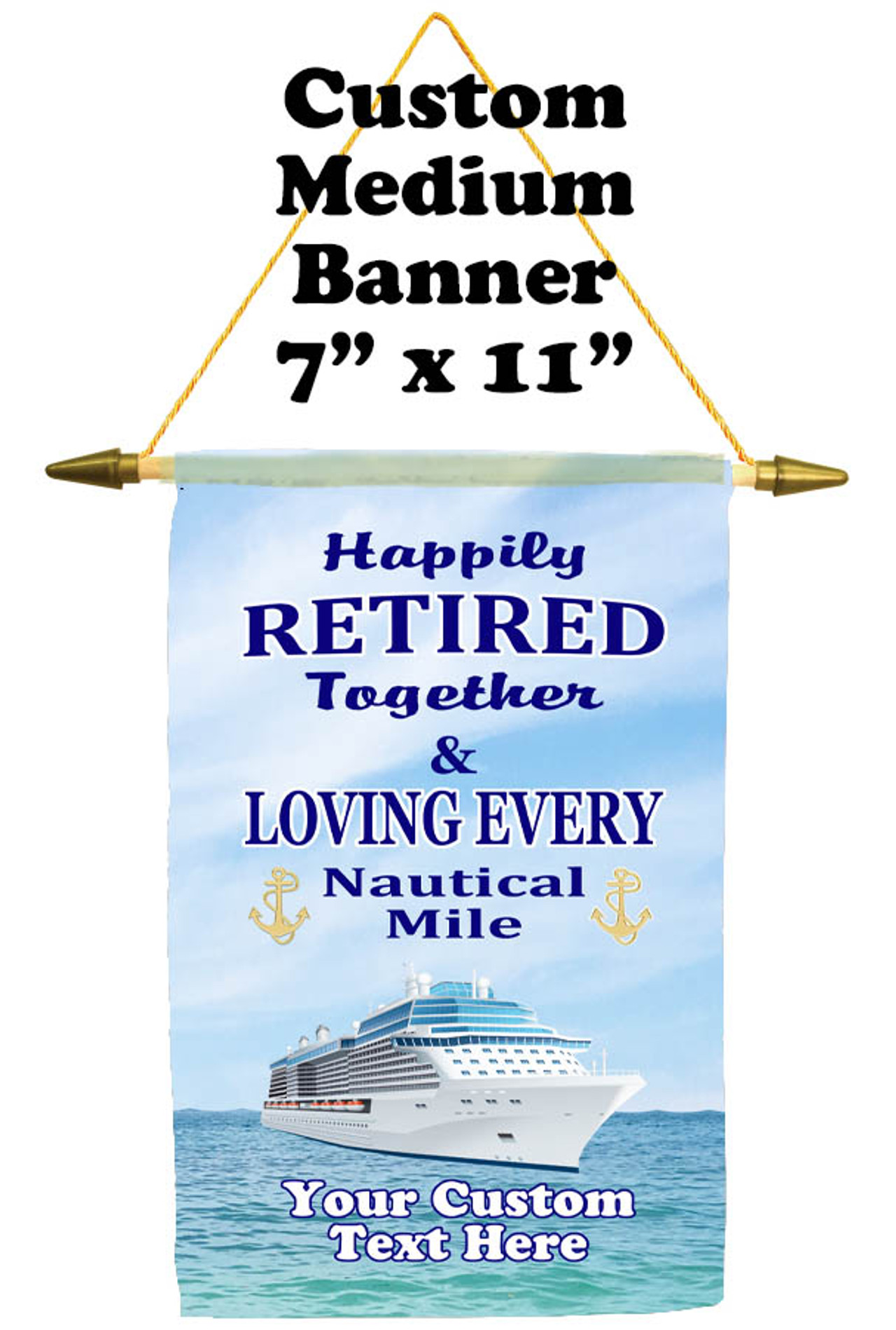 Cruise Ship Door Banner - Adventure Begins