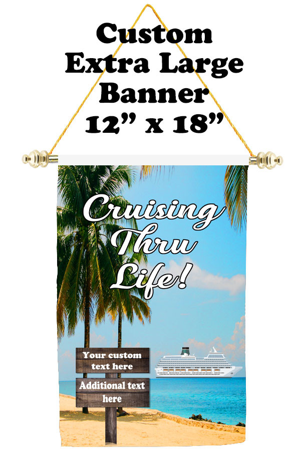Cruise Ship Door Banner - Adventure Begins