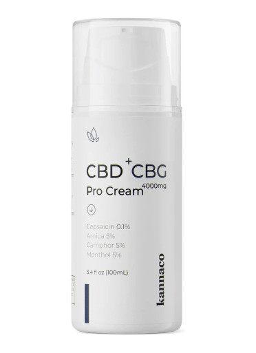 Kannaco Pro Cream CBD+CBG 4000mg