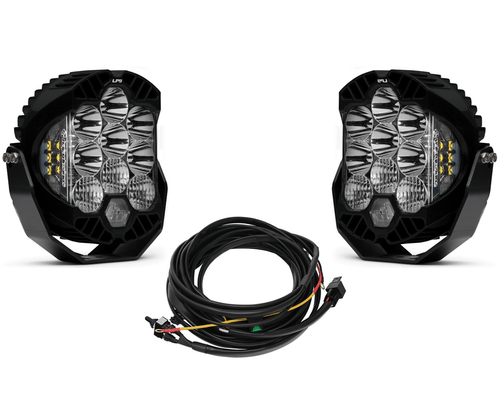 Baja Designs LP9 Pro White Driving Combo Pattern Round LED Light Kit