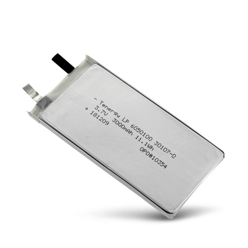 Tenergy Li Polymer 3.7V 3000mAh 6050100 Battery