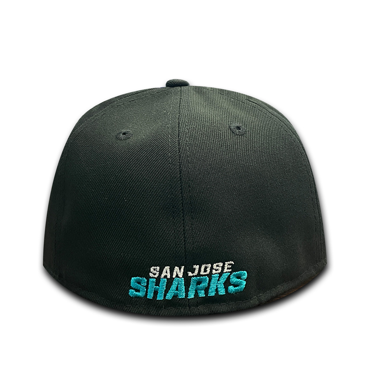 San Jose Sharks New Era 5950 Script Sided 19851 Black Hat