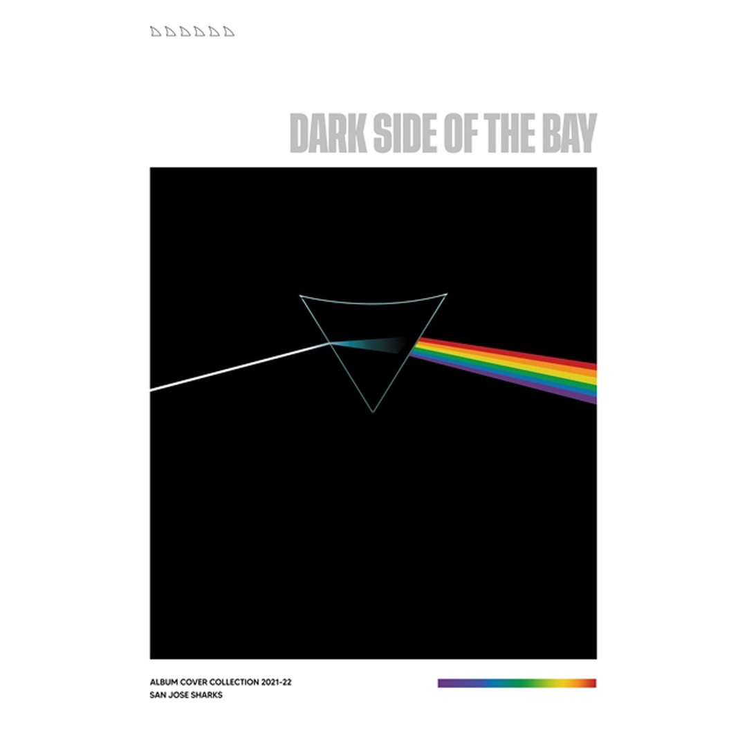 San Jose Sharks Album Cover Collection Dark Side of the Bay Poster