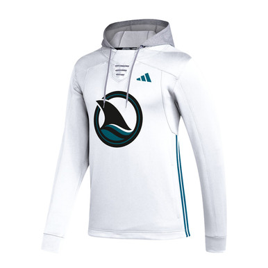 San Jose Sharks Adidas Evolve Skate Lace Hoodie