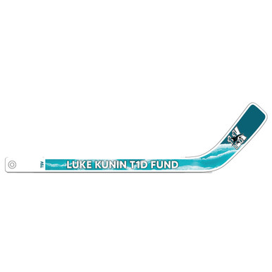 San Jose Sharks Inglasco Luke Kunin LKT1D Mini Hockey Stick