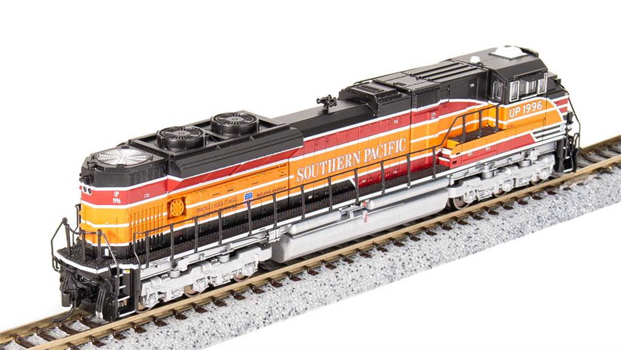7036 Broadway Limited N EMD SD70ACe, UP #1996, Southern Pacific Heritage livery, Paragon4 Sound ...