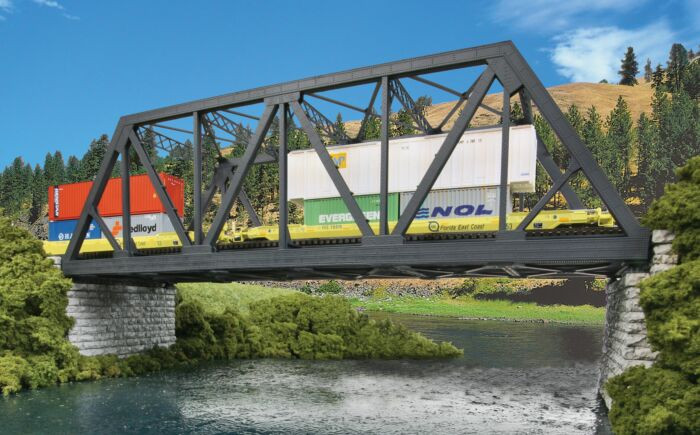 933-4510 Walthers Cornerstone Modernized Double-Track Railroad Truss ...