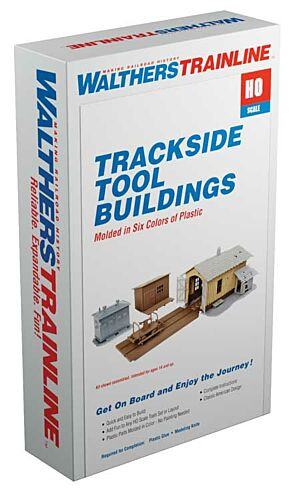 931-909 Walthers Mainline HO - Trackside Tool Buildings -- Kit