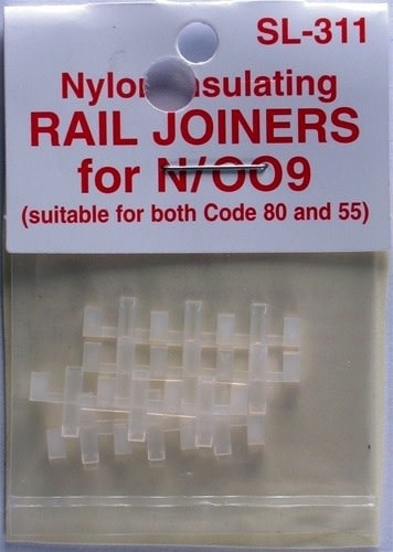 SL-311 - Peco N Nylon Insulating Rail Joiners
