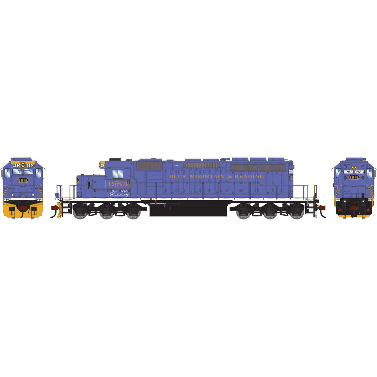 ATH1807 - Athearn RTR HO SD40-2 Locomotive, RBMN #1983