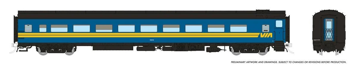 100364 - Rapido HO Lightweight Coach: VIA Rail Canada: #5603