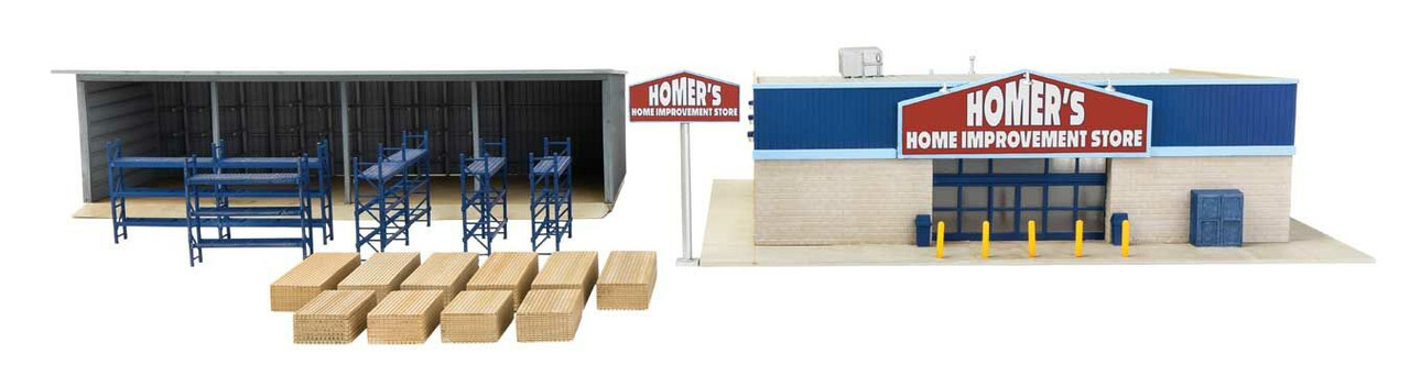 933-4119 - Walthers Cornerstone HO Hardware and Lumber Store -- Kit